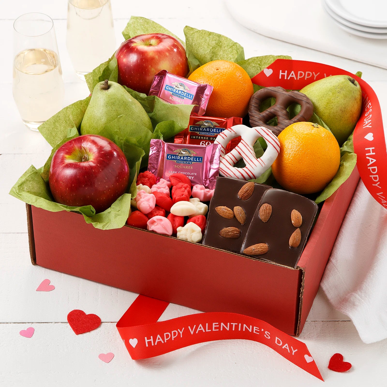 Valentine's Day Fruit & Treat Gift Box – Mrs. Fields