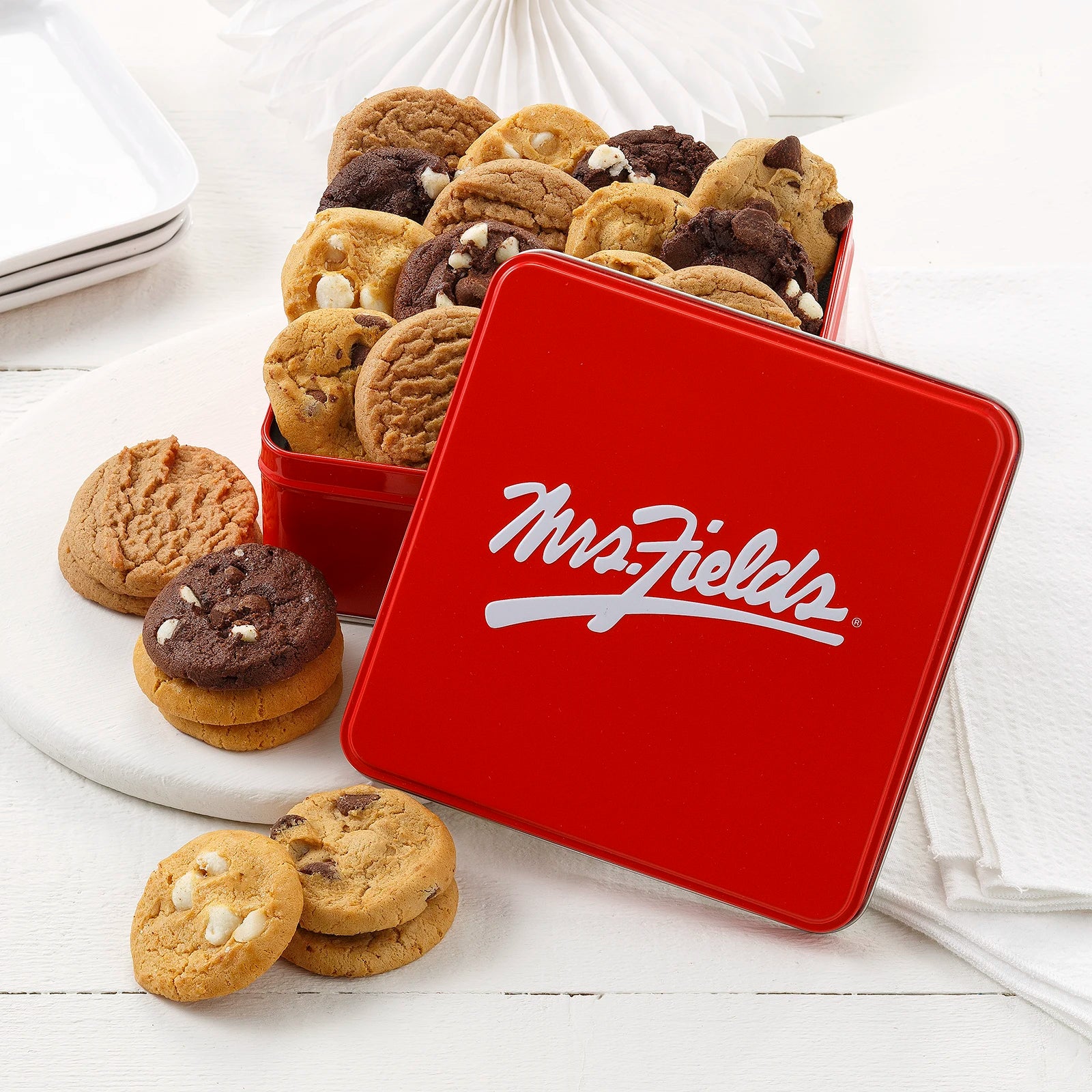 Signature 24 Nibblers Bite-Sized Cookies Tin | Mrs. Fields