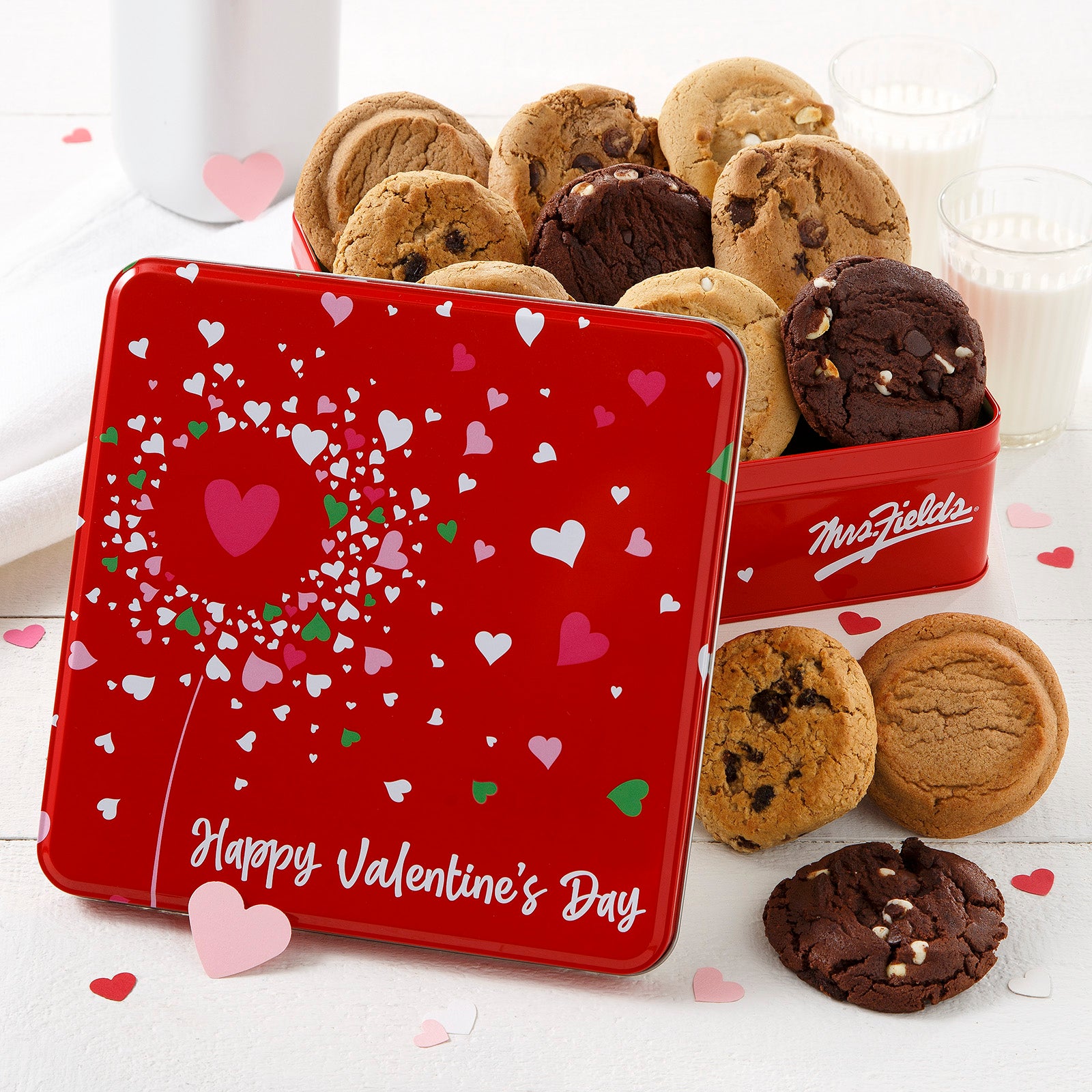 Valentine's Day Dozen Original Cookie Tin – Mrs. Fields